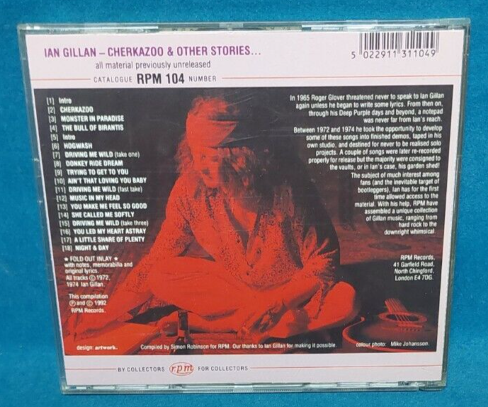 Ian Gillan - cherkazoo and other stories CD Album. Von 1992. | eBay.de
