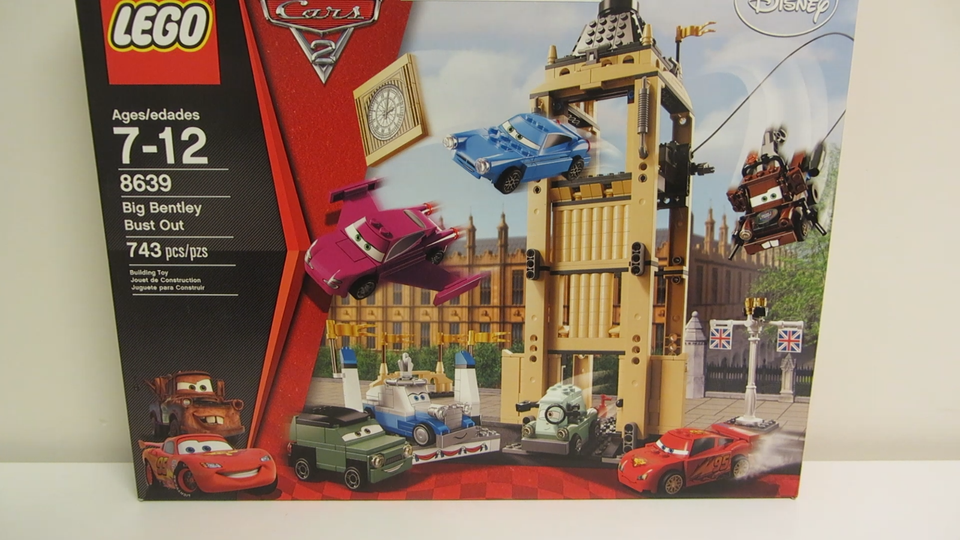 RARE Lego Disney Pixar Cars 2: Big Bentley Bust Out 2011 Set, New ...
