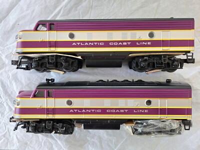 Williams F7-3000 Atlantic Coast Lines Powered & Dummy F-7 Diesels +Ob's ...