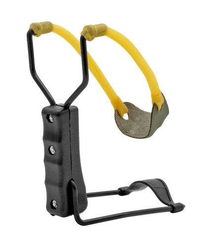 Folding Wrist Rocket Slingshot with 125PC. .50 Cal Steel Ball Ammo | eBay