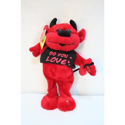 Dan Dee Red Devil Sing Dance Plush Do You Love Me Valentine w/tags | eBay