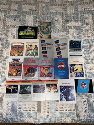 Vintage Video Game Booklet Lot Atari NES Imagic | eBay