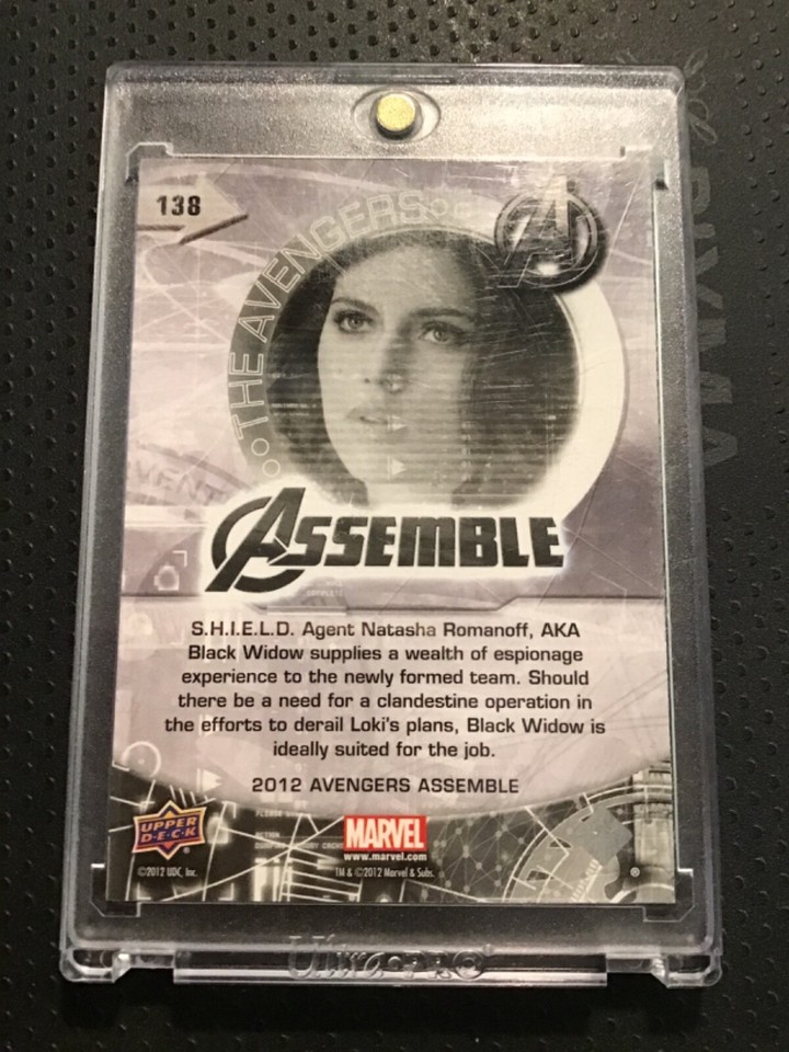 MARVEL AVENGERS CARD # 138 HARD SIGNED & AUTO SCARLETT JOHANSSON | eBay