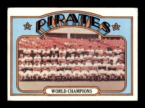 1972 Topps #1 Pittsburgh Pirates TC VG X2689219 | eBay