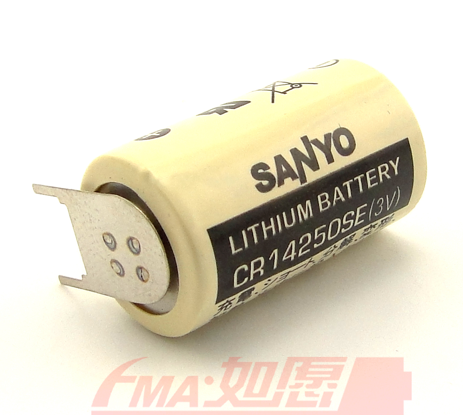 Japan FDK Sanyo CR14250SE 1/2AA 3V PLC Battery PLC backup power supply ...