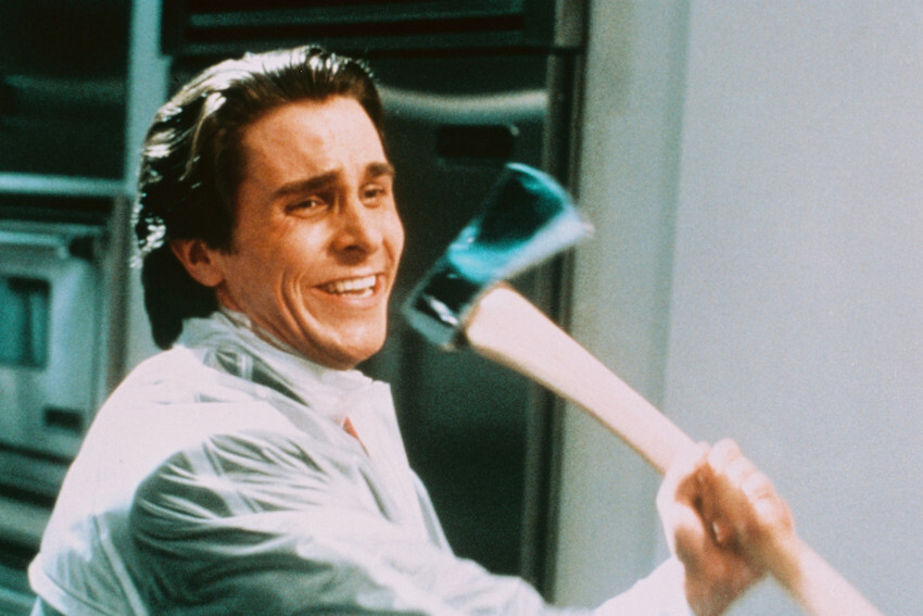 Christian Bale American Psycho Axe