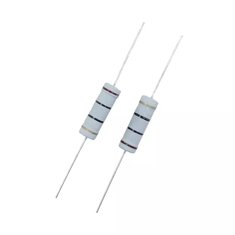 50Pcs Carbon Film Resistor Four Color Ring Resistor 5W 0.1R~910R 10K ...