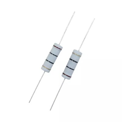 50Pcs Carbon Film Resistor Four Color Ring Resistor 5W 0.1R~910R 10K ...