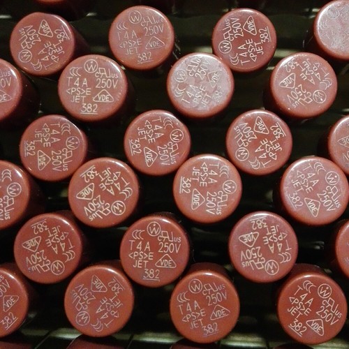 5pcs T4A 250V Round Fuse 4A TR5 TE5 Miniature Slow Blow Micro Sub Min ...