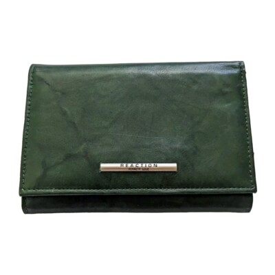 Kenneth Cole Reaction Genuine Leather Trifold Wallet New Marble Pattern ...