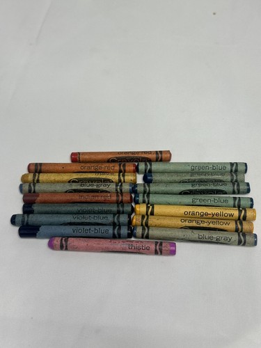 Crayola Crayons Retired Colors Indian Red Thistle Dandelion Maize ...