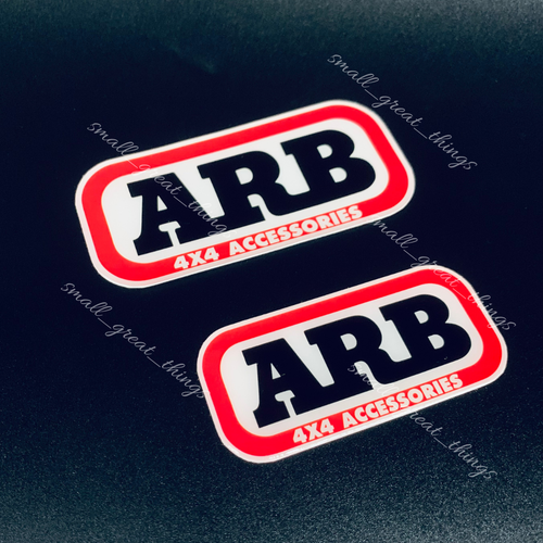 ARB Domed Decal Sticker Badge Bubble Resin 95x45mm Deluxe Bull Bar ...