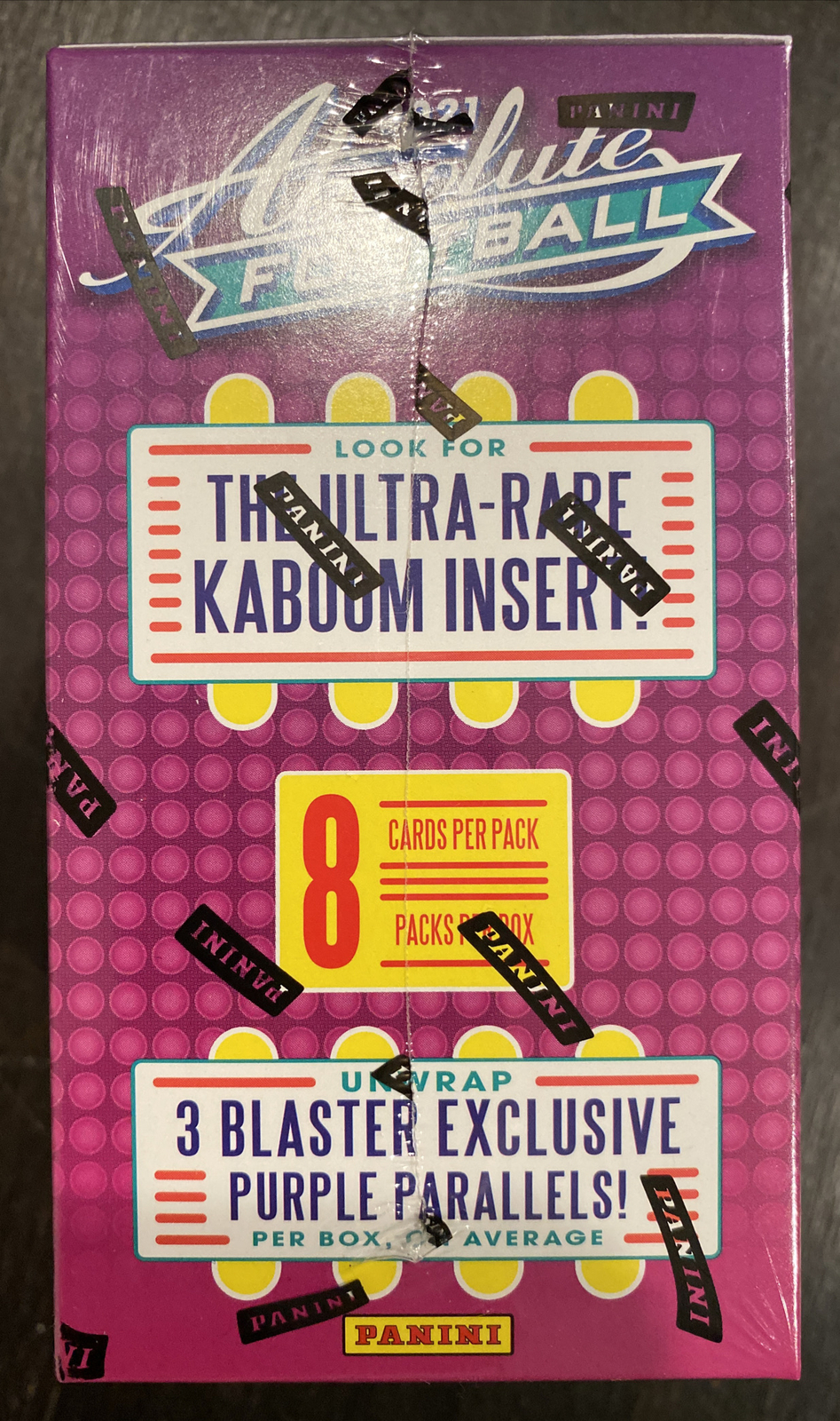 2021 Panini Absolute Football Fanatics Blaster Box KABOOM Auto Mem Mac ...