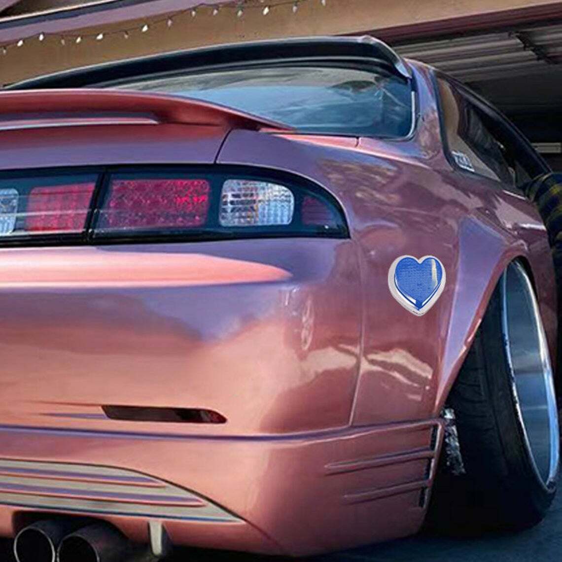 1PCS Clear Heart Shaped Side Marker / Accessory / LED Light / Turn ...