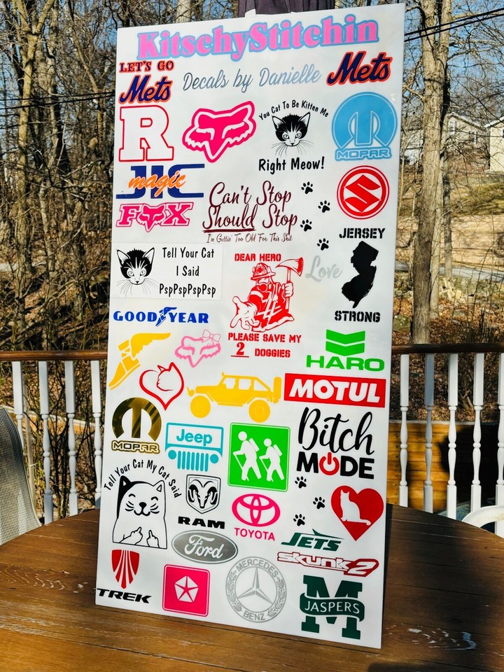 TWO Motorcraft Die Cut Vinyl Decals Many Sizes/Colors Available - FREE ...