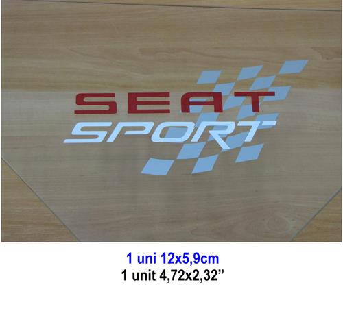 STICKER ADHESIVO PEGATINA VINYL DECAL VINILO ADESIVI AUFKLEBER SEAT ...