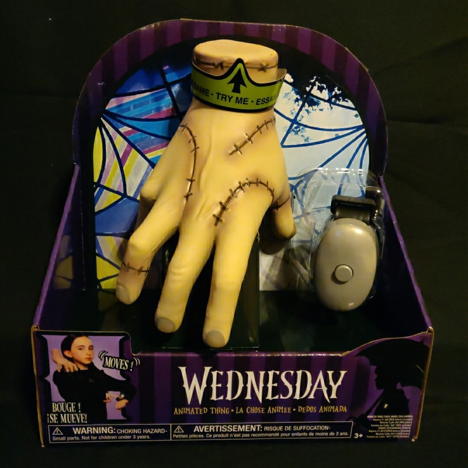 Wednesday Animated Thing Remote Control Hand Just Play NEW 2024 Addam’s ...