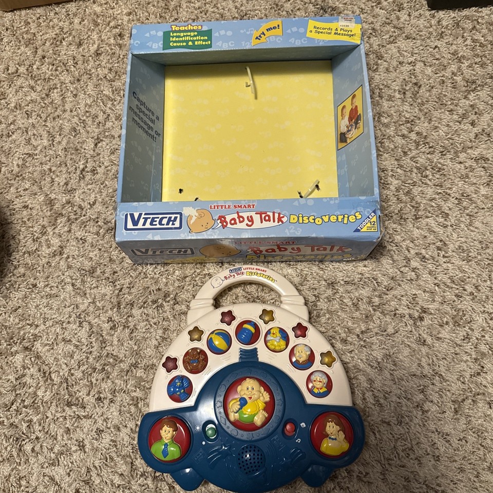 VTech Little Smart Baby Talk Discoveries Developmental Toy W/ Box ...