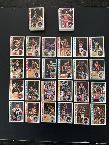 1978-79 Topps Basketball Near Complete Set 122/132 W/ Malone Johnson RC ...