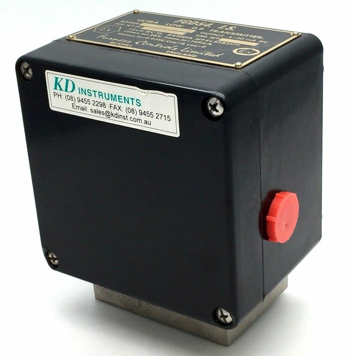 Furness Controls Limited FC054. I.S. Transmitter Ultra Low D.P. 4 ...