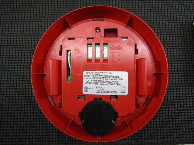 Cooper Wheelock Exceder HSRC 127459 Red Ceiling Mount Fire Alarm Horn ...