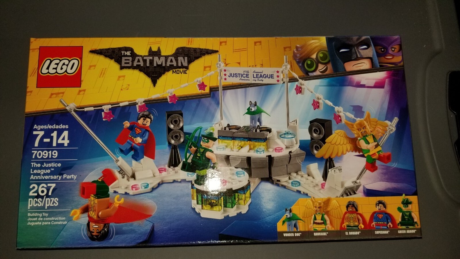 DC Batman Movie Justice League Anniversary Party - Lego 70919 Sealed ...