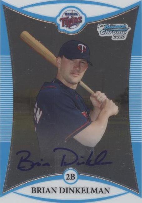 2008 Bowman Chrome - Prospects Prospect Autographs Brian Dinkelman # ...