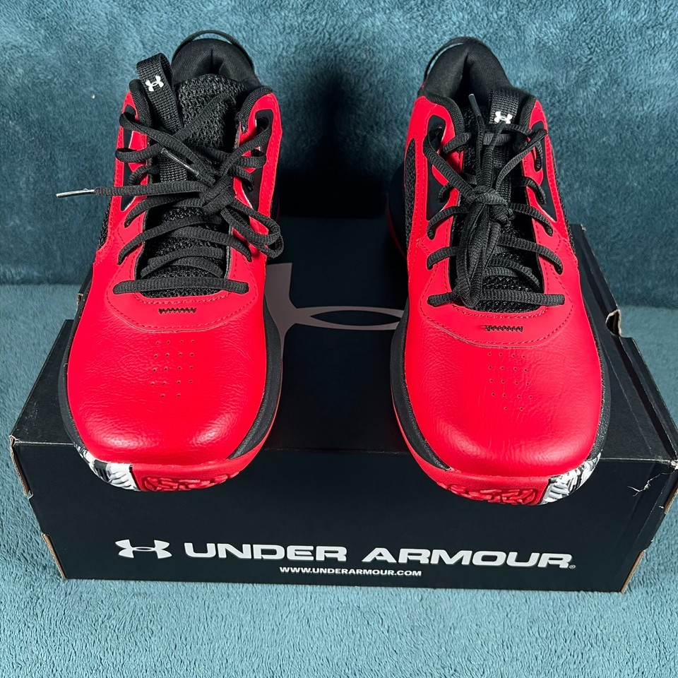 Under Armour UA Lockdown 6 Unisex Red Basketball Shoes Size M11.5/W13 ...