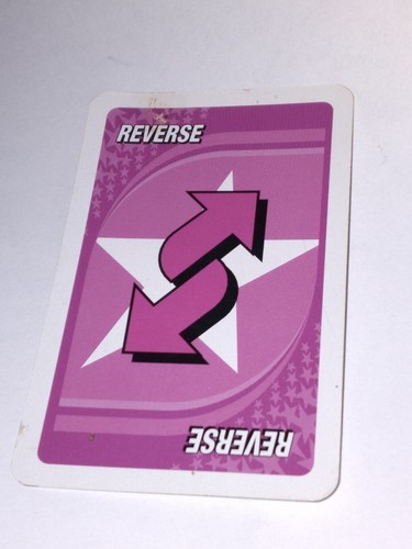 NSYNC UNO Reverse Playing Card Mattel 2000 Purple | eBay