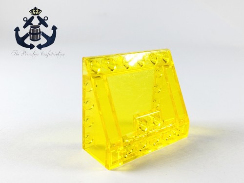 LEGO 1980s Classic Space Trans-Yellow Slope Inverted 4228 For Rocket ...