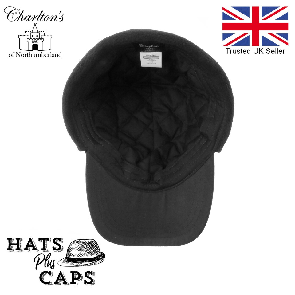 Waterproof Mountain Cap British Waxed Cotton Earflap Trapper Hat ...