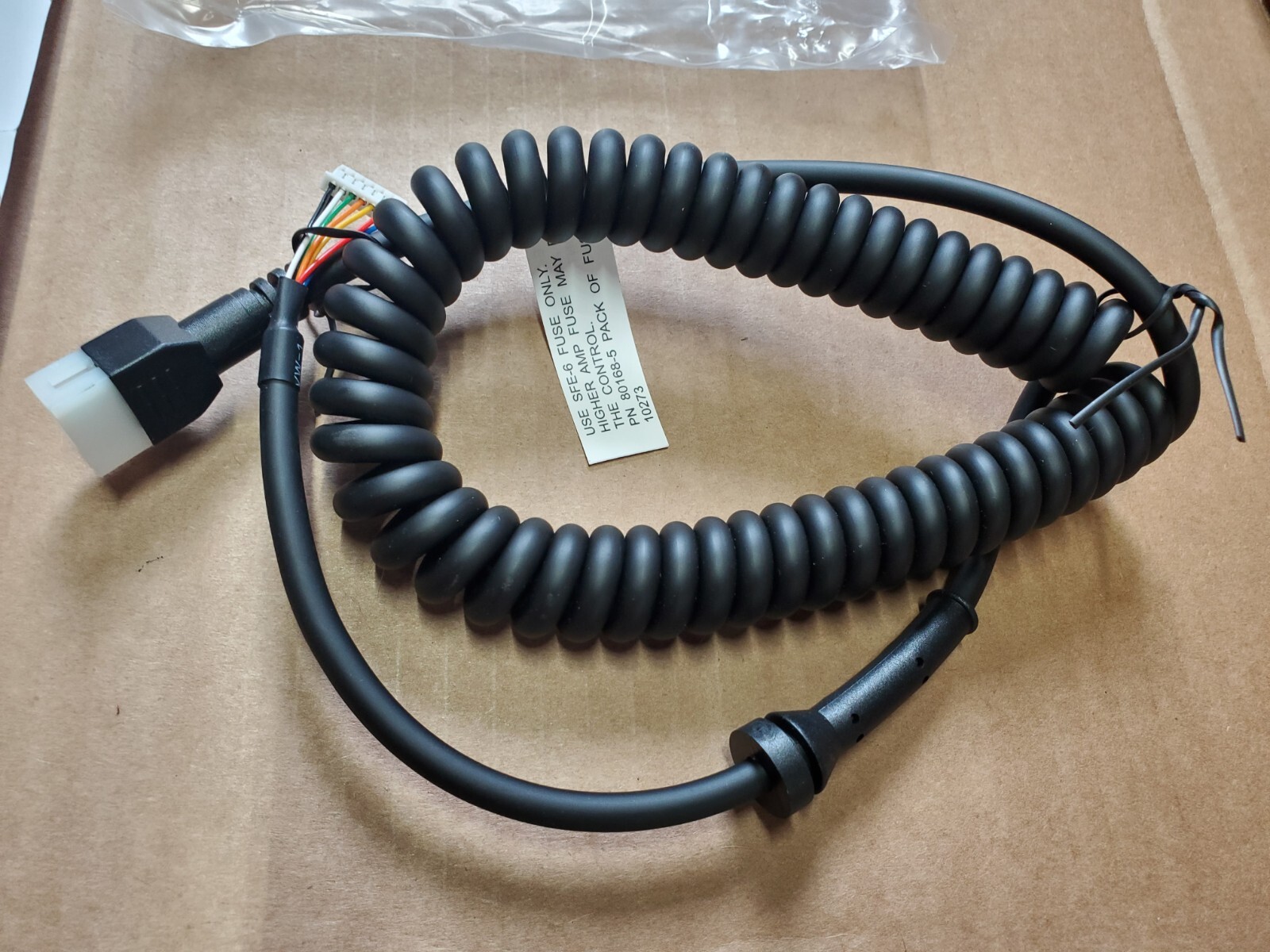 GENUINE Western Fisher Handheld Snow Plow Control Cord 6 pin plug ...