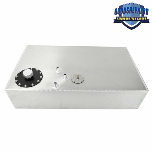 17 Gallon 64L Aluminum Street Rod Race Fuel Cell Gas Tank w/ Cap ...