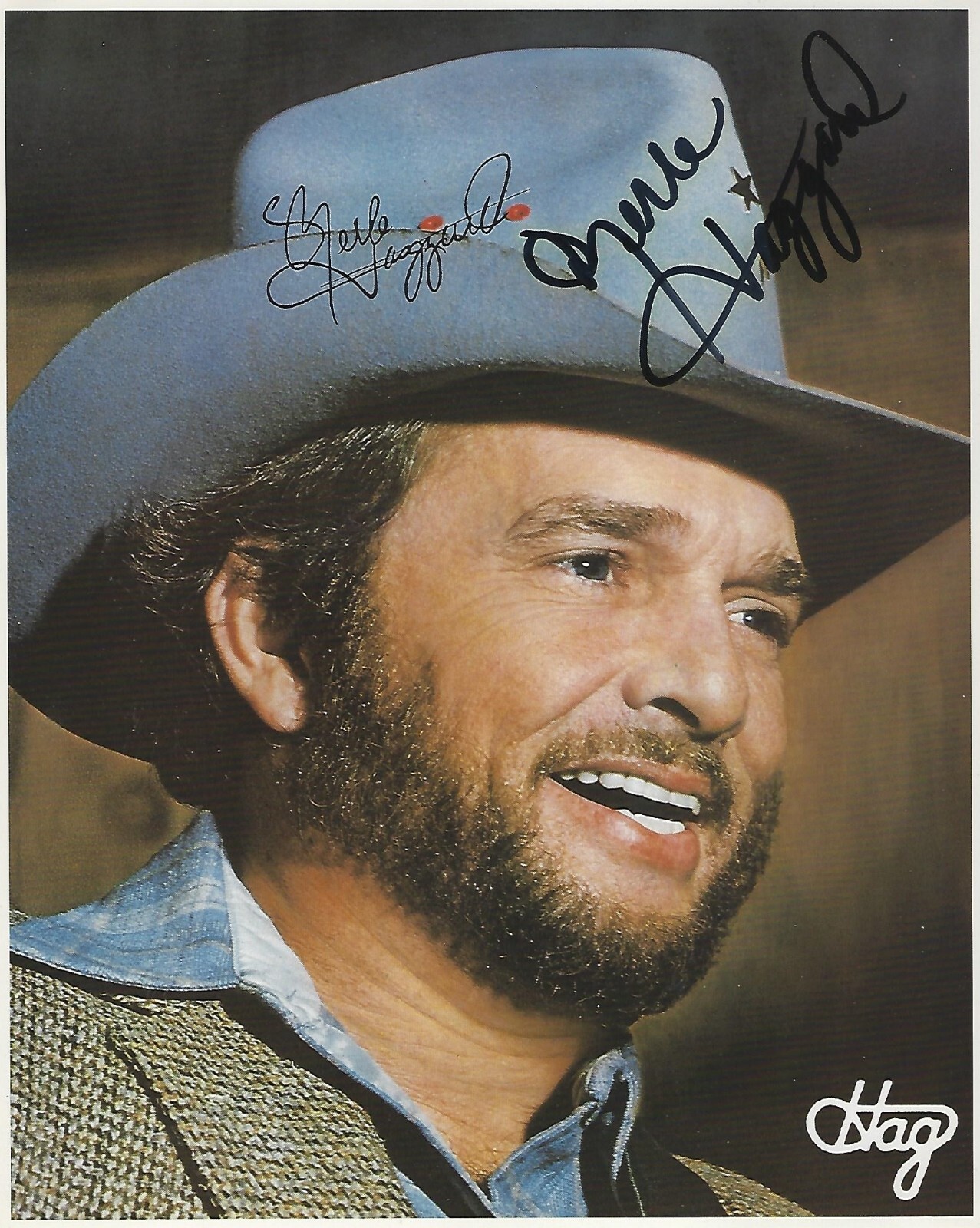 Wonderful MERLE HAGGARD Signed 8 x 10 Photo | eBay
