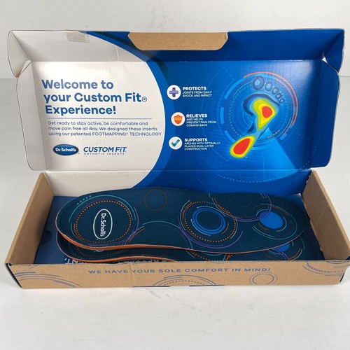Dr. Scholl's Custom Fit 770 Orthotics Full L Inserts Foot Back Pain ...