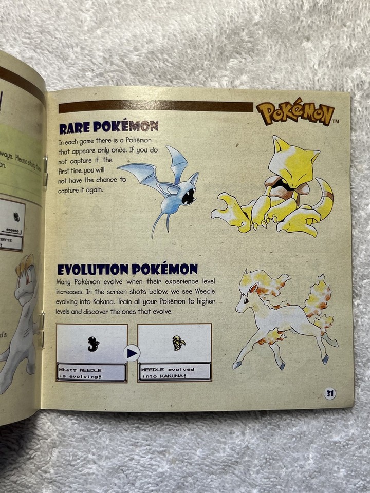 Pokemon Yellow Special Pikachu Edition - Authentic - Gameboy ...