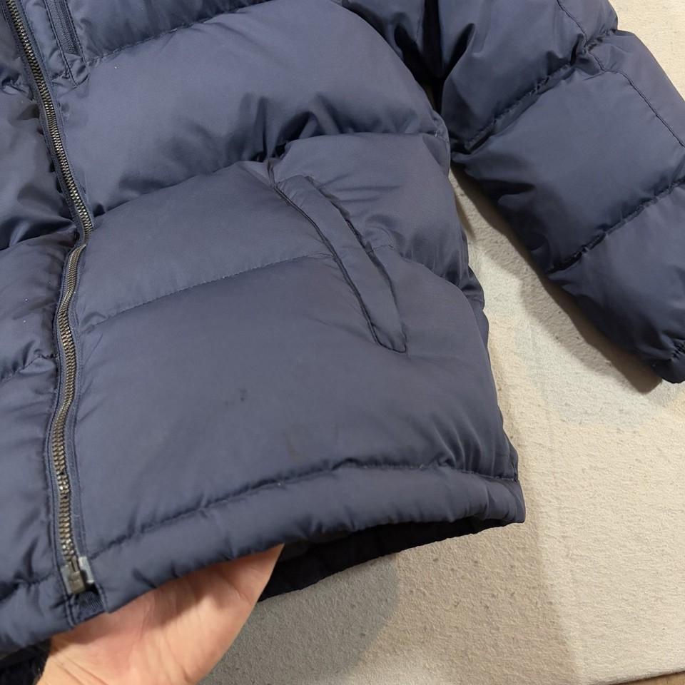 POLO RALPH LAUREN Blue Down Puffer JACKET Boys XL (18-20) Navy Pony ...