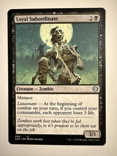 Loyal Subordinate [Starter Commander Decks] Near Mint | eBay
