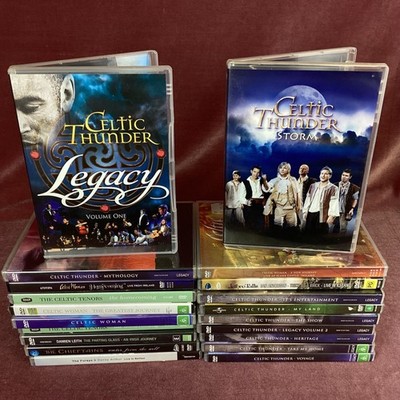 20 x Irish Music DVDS Sealed & Open Celtic Thunder Tenors & More (7C ...