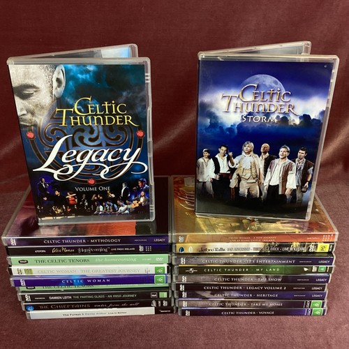 20 x Irish Music DVDS Sealed & Open Celtic Thunder Tenors & More (7C ...