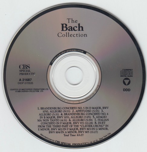 Various - The Bach Collection (CD, Dlx) (Very Good Plus (VG+ ...