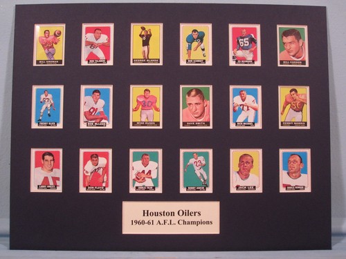 Houston Oilers - 1960 & 1961 AFL Champions | eBay