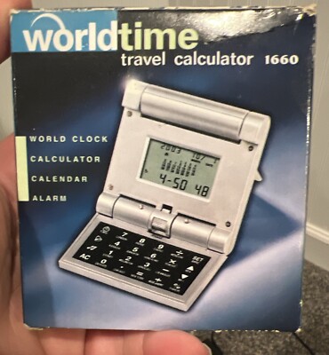 World Time Travel Calculator 1660 World Clock Calender Alarm Delta ...