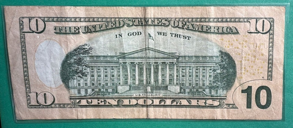 2017 ten dollar bill *STAR NOTE* LOW SN NJ 00072303* | eBay