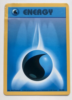 Blue Energy Pokemon Trading Card 1999 Wizards 102/102 | eBay