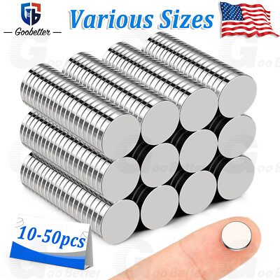 N35 Round Disc Magnets Mini/tiny/small/large Neodymium Rare Magne ...