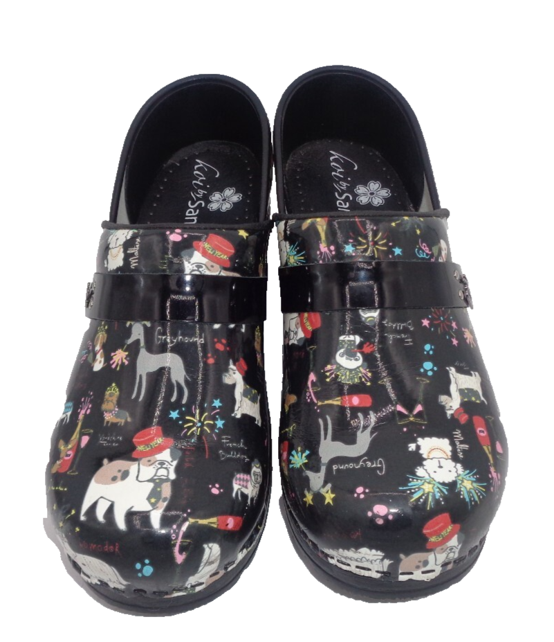 Koi By Sanita Fancy Party Patent Leather 38/7.5 Womens Nursing Clogs | eBay