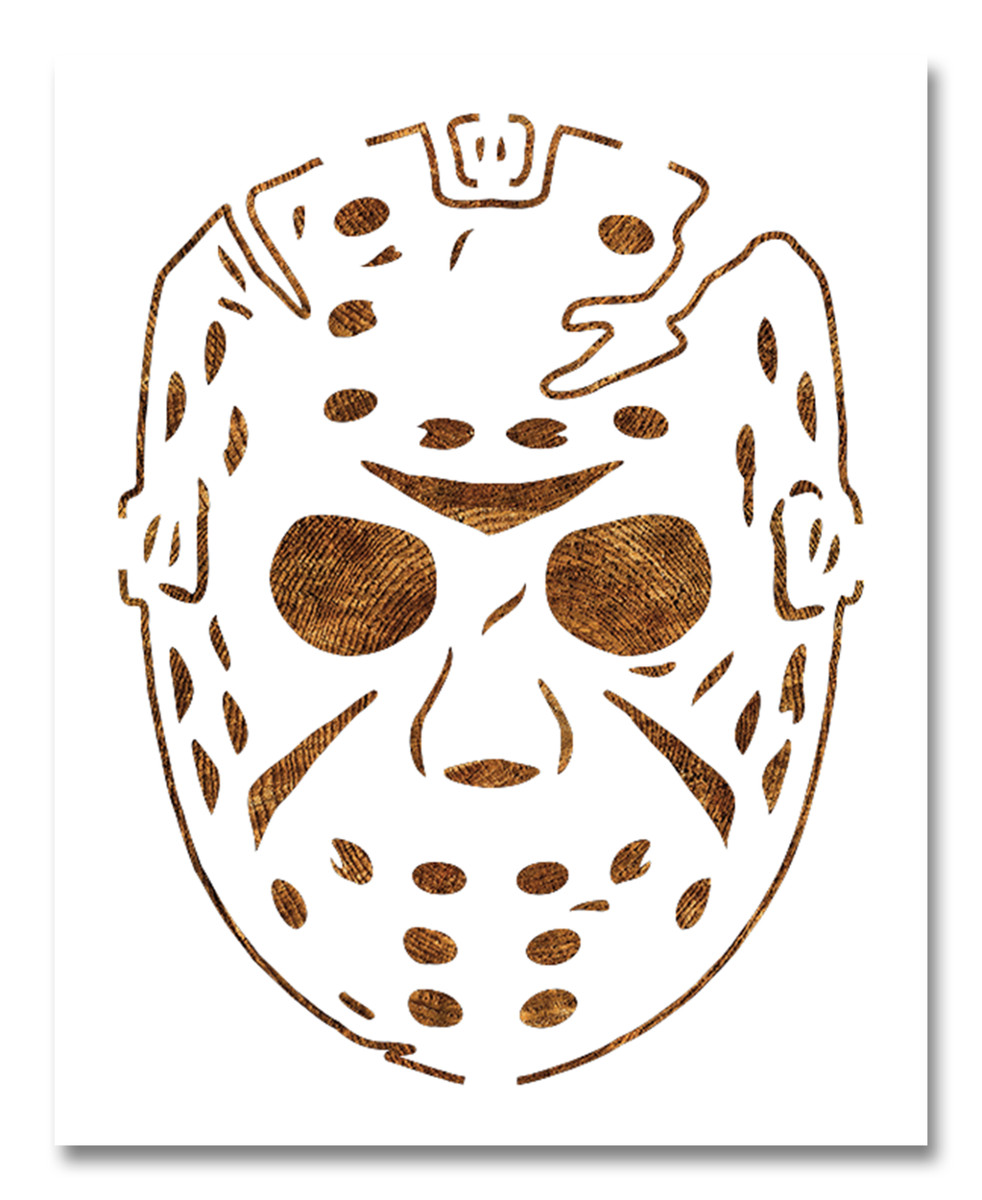 Hockey Mask Stencil
