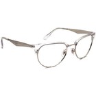 Ray-Ban Eyeglasses RB 6396 2936 Clear&Silver Horn Rim Frame 51[]19 140 ...