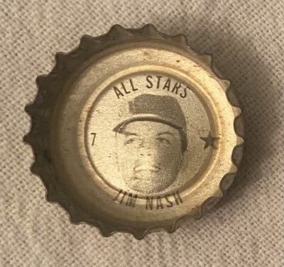 1967 Jim Nash Oakland Athletics Coca-Cola Coke All-Stars Bottle Cap #7 ...